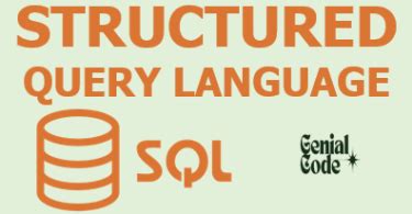 Learn Basic SQL Language Structured Query Language Genial Code
