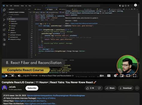 Vedant Jain On Linkedin 11 Hours Straight High Quality React Tutorial