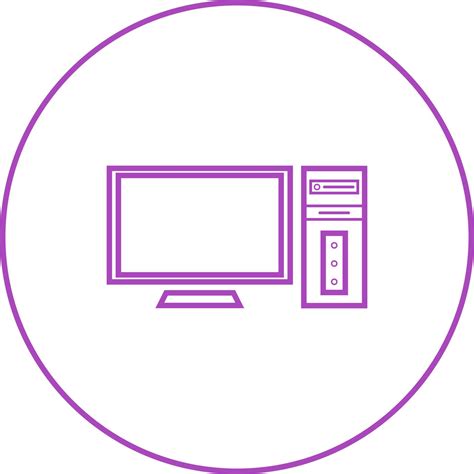 beautiful computer vector line icon 16734752 vector art at vecteezy