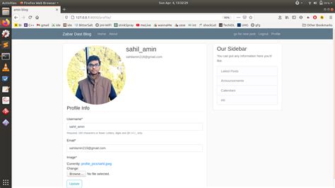 GitHub Sahilamin Django Project Technologies Frontend HTML CSS Backend Djanago