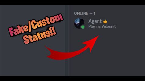 how to get a fake custom discord game activity status updated 2023