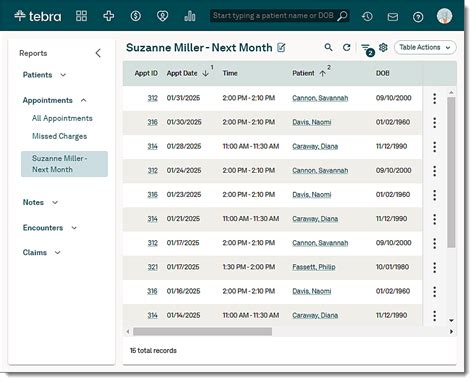 customize reports tebra help center