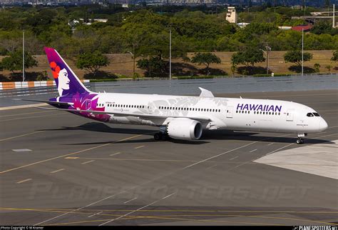 N781ha Hawaiian Airlines Boeing 787 9 Dreamliner Photo By M Kramer Id