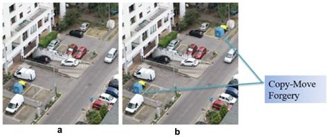 A Original Image And B Corresponding Forged Image With Copy Move