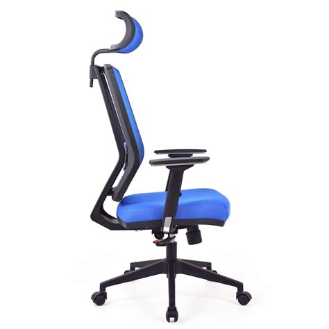 Herkese Mobilya Bianca Mavi Fileli Pls Makam Koltuğu Ofis Koltuğu