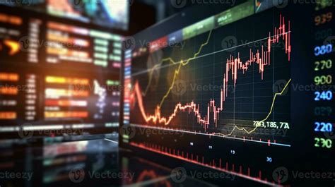 An Image Featuring A Dynamic Cryptocurrency Market Screen With