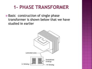 Basics Of Poly Phase Transformer Ppt PDF