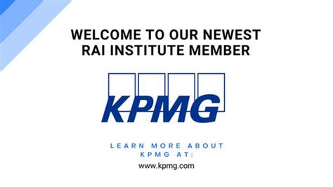 Responsible Ai Institute Welcomes Kpmg As Our Newest Member Greg