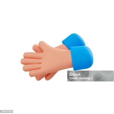 3d 박수 치기 아이콘입니다 캐릭터 박수 갈채 박수 제스처 이모티콘 계약 및 성공 개념 사업 축하합니다 흰색 배경에 고립 된 만화 창조적 인 디자인 3d 렌더링 등장인물에