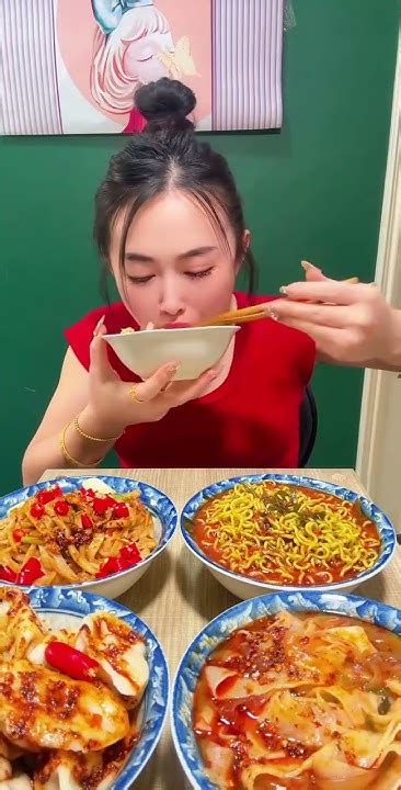 6 Dishes Of Stir Fried Noodle Asmr Food And Tasting Show 6가지 볶음면 Asmr 푸드 And 테이스팅 쇼 Lin Vlog먹방