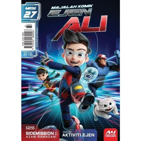 Majalah Komik Ejen Ali Misi 27 L144pg Shopee Malaysia
