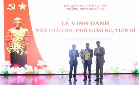 Trường Đại học Đà Lạt có Giáo sư đầu tiên Báo Lâm Đồng điện tử