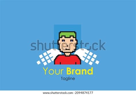 Nerd Angle Created Combination Nerd Angel Stock Vector Royalty Free 2094874177 Shutterstock