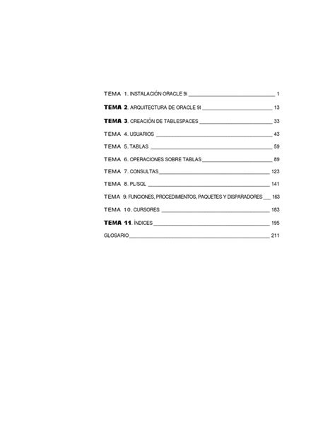 Manual Oracle 9i De Eticom Pdf Sql Tabla Base De Datos
