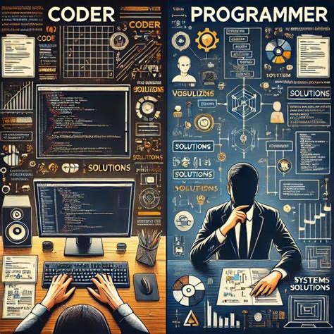 coder vs programmer what s the difference shaimaa mohammed posted