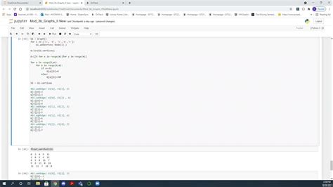 Floydwarshall Algorithm For Undirected Graph Which Can Detect Negative Cycle Youtube