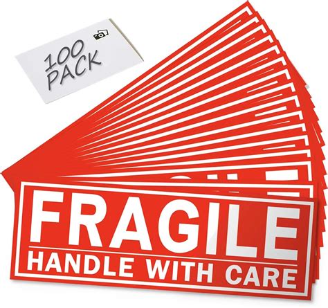 Fragile Stickers Large Size 8 X2 7 In Handle With Care