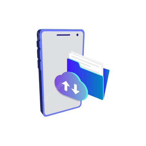 รูปเวกเตอร์การออกแบบการสำรองข้อมูลไฟล์มือถือวัตถุ 3 มิติ Png 3d 3 มิติการออกแบบ เวกเตอร์ 3d