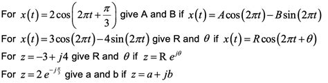 solved for x t 2cos 2πt 3π give a and b if