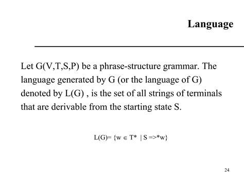 info 2950 languages and grammars ppt programming languages computing