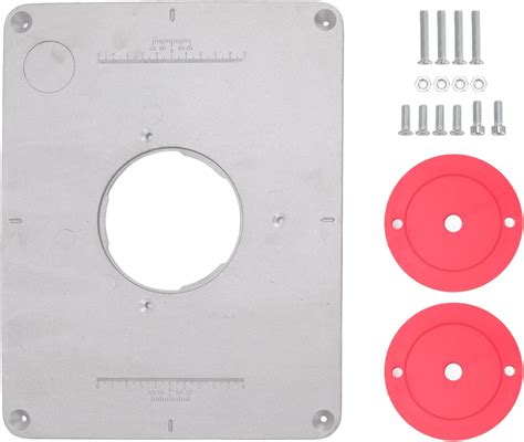 4‑1732in Aluminium Router Table Insert Plate For 625 624 For Bosch 1611 1615 For Feinrt 1800