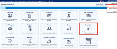 Automation Settings Kpi Com