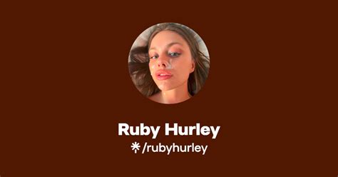 Ruby Hurley Linktree