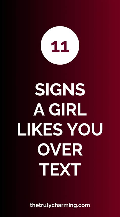 11 Clear Signs a Girl Likes You Over Text | Texting a girl, A guy like you, Like you
