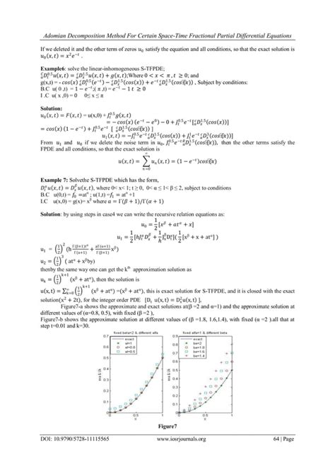 Adomian Decomposition Method For Certain Space Time Fractional Partial Differential Equations Pdf