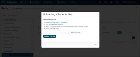 add multiple community members by csv import mri onlocation help center