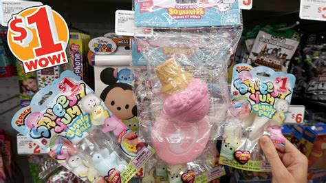 1 Squishies At The Dollar Store Brand New Youtube