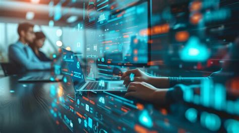 Intensive Digital Financial Data Analysis On Laptop Premium Ai