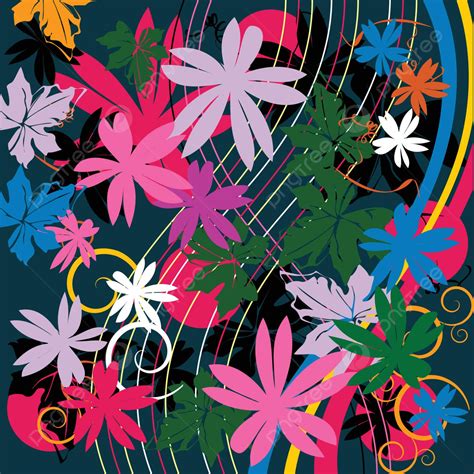 Floral Scroll Textile Wallpaper Vector Scroll Textile Wallpaper Png And Vector With