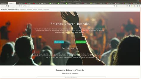 Antony Injila On Linkedin Been Working On A Church Website For The
