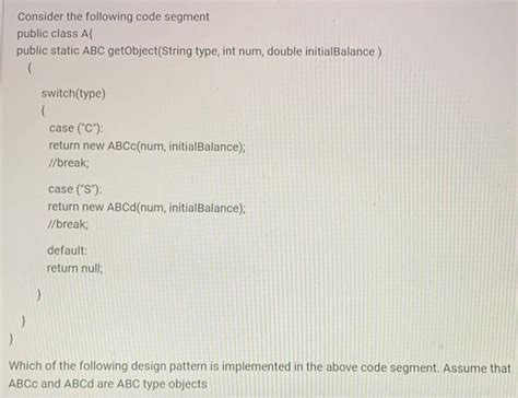 Solved Public Class A Public Static Abc Getobjectstring