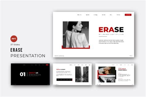 Erase Powerpoint Presentation Template Incl Powerpoint And Clean Envato