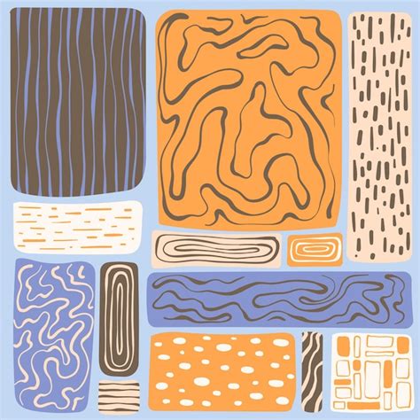 Premium Vector Poster With Abstract Geometric Pattern