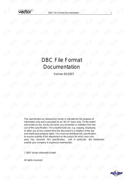 Dbcfileformatdocumentationpdf资源 Csdn下载