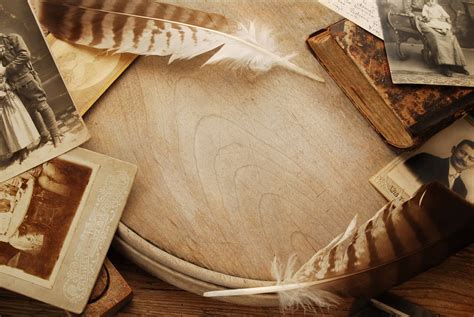 Шаблон презентации старый альбом для фотографий