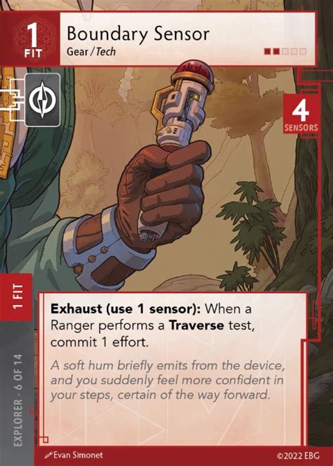 Boundary Sensor Earthborne Rangers Decksmith
