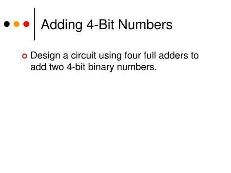 Ppt Number Systems And Circuits For Addition Binary Adders Powerpoint Presentation Id1186433