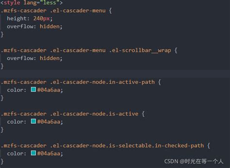 Element Ui El Cascader 级联选择器样式修改elementplus Collapse Tags Tooltip 样式