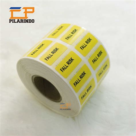 Jual Stiker Penanda Resiko Roll Penunjang Resiko Pasien Isi 2500roll