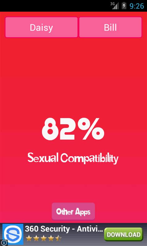 Sexual Compatibility Testappstore For Android