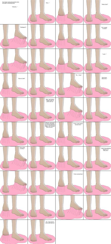 Miyo Sasakis Bare Feet Stuck In Sticky Bubblegum By Chipmunkraccoonoz
