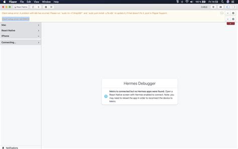 Idb Flipper Error For Real Device Ios Testing · Issue 1250 · Facebook