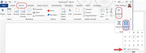 How To Insert Symbols And Special Characters In Word One Minute Office Magic