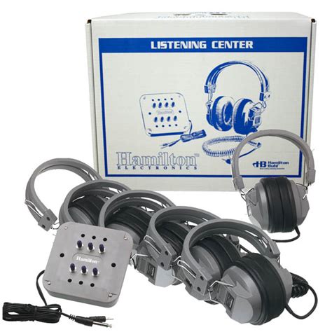 Multi Station Listening Station W Jackbox Headphones Asm Case