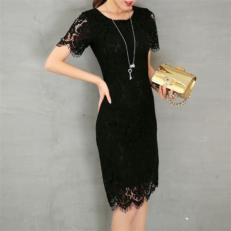 Badu Bg Лятна дантелена дамска рокля до коляното в бял черен червен и светло син цвят Badu Bg