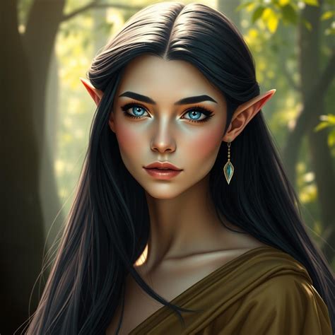 Mystical Elvish Beauty Wisdom And Magic